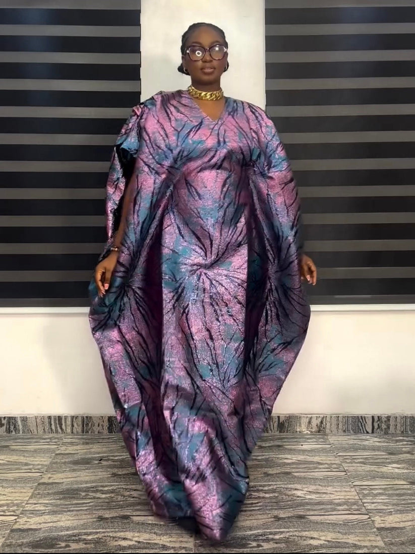 African Brocade Boubou Dress | Party Kaftan Jalabiya – TRIPLE TEE FASHION